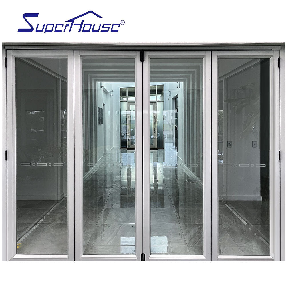 Suerhouse Temporary aluminium folding door grill interior folding glas ...