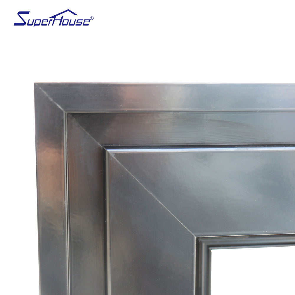 Superhouse Short Double Casement Windows With Matte Black Powder Coati ...