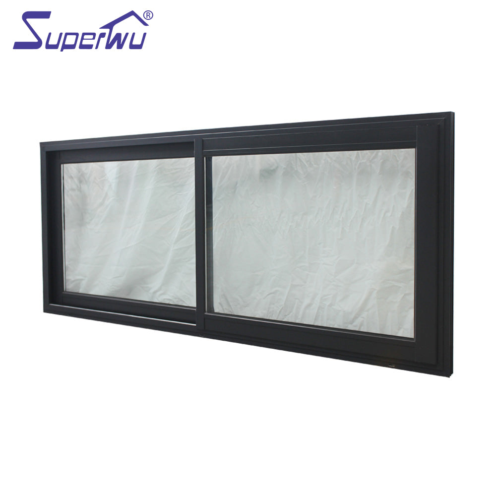 Superwu impact proof thermal break aluminium basement sliding windows ...