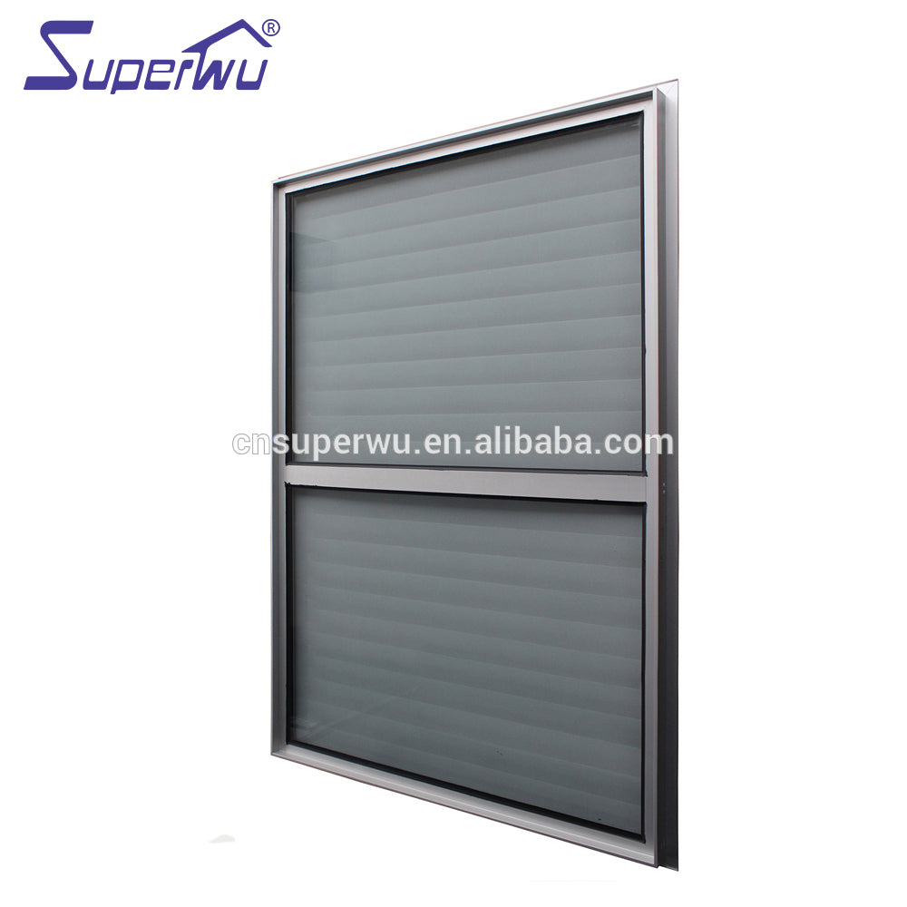 Superhouse High end reinforced unbreakable aluminum metal louver windo ...