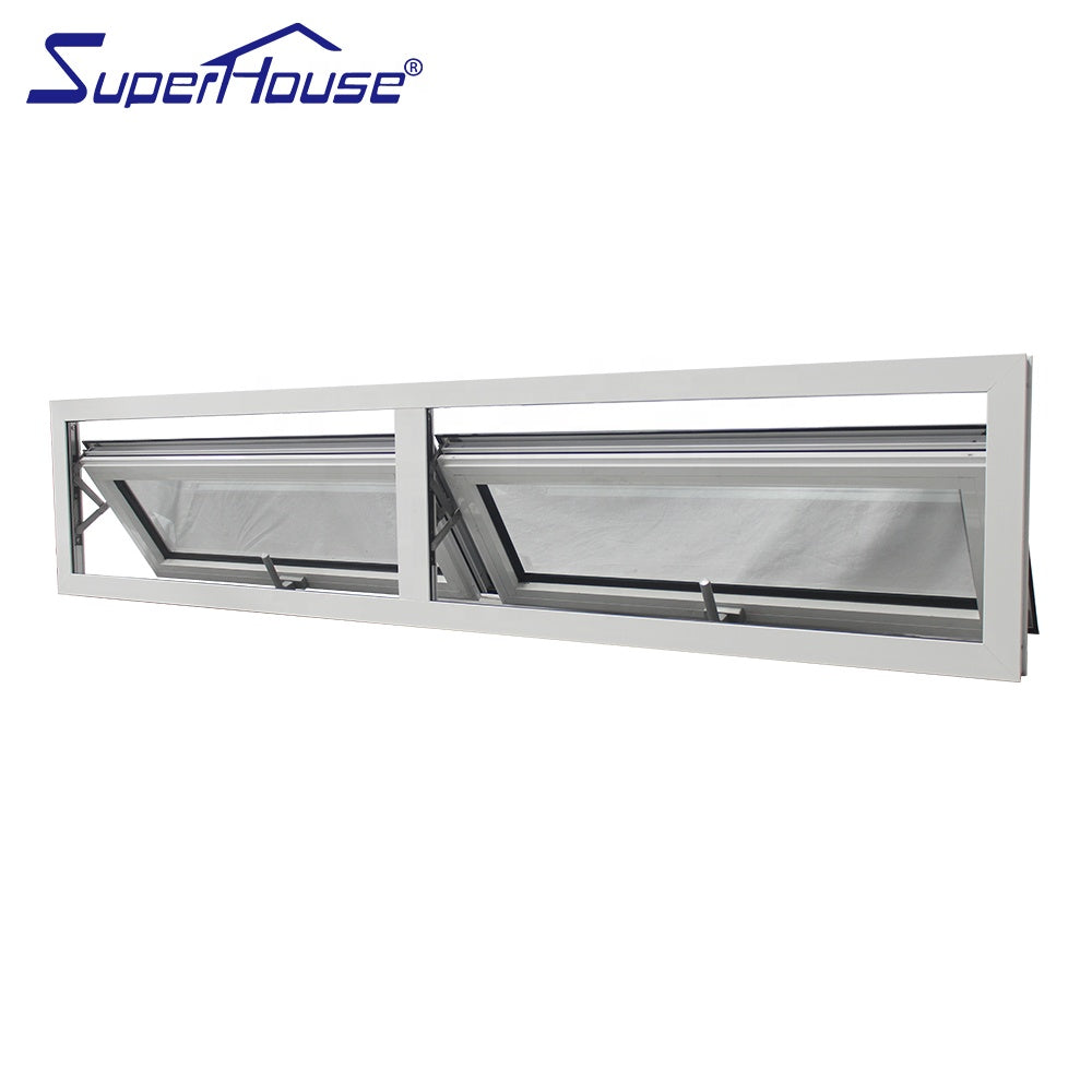Superhouse Double glazed aluminum frame top hung awning window ...