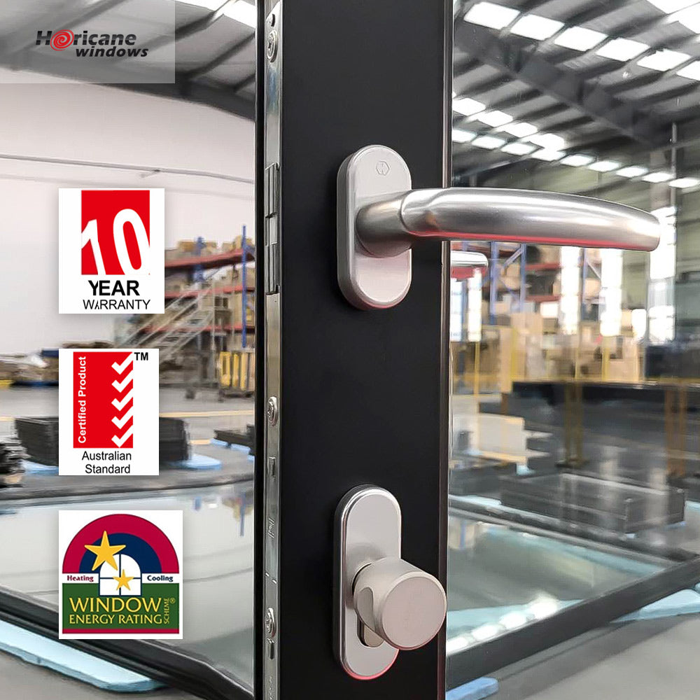 Superhouse High performance hurricane impact sliding door with multi p ...